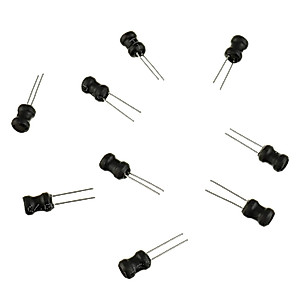 BOJACK 15 Values 160 Pcs Inductor 10 uH to 20 mH DIP Radial Power Choke Inductors Assortment Kit