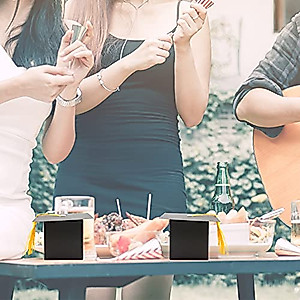 INKNOTE 32 pcs Graduation Cap Gift Box for 2023 Graduation Ceremony Party, Black Box with Yellow Tassel Party Favors Decor Party Supplies,Treat Cake Candy Chocolate Biscuit Box for Graduation Party