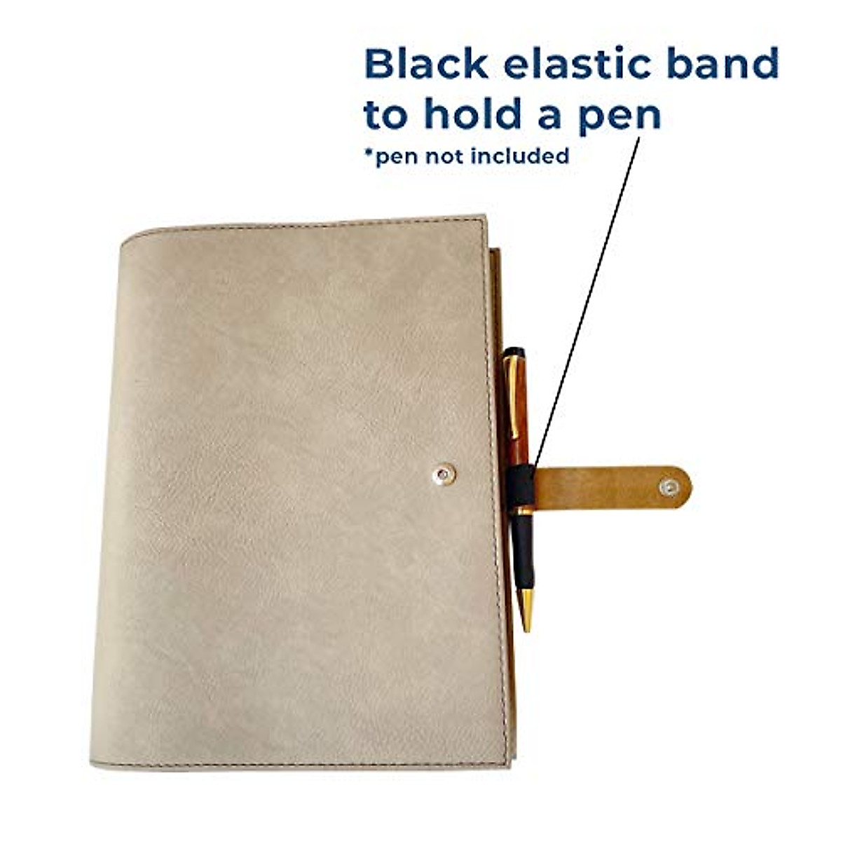 Personalized Medium Leatherette Book/Bible Cover with Snap Closure | Closure Custom Book/Bible Cover | Personalized Laser Engraved