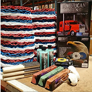 ZEPHYR Custom POLISHING Products American Shine Polishing Kit with Buffing Pads and Polishing Compound, for Big Rigs, Pontoons, and Aluminum Wheels