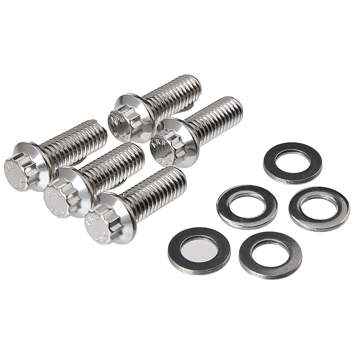 ARP 6131000 Stainless Steel 3/8-16 12-Point Bolts - Pack of 5