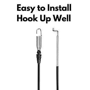 Traction Control Cable Fit for Rear Drive Lawnmower - Traction Cable Fit for Toro 20017 20070 20073 20074 Personal Pace Mower Rear Drive Cable Fit for Lawnboy Recycler Mower, Replace 105-1844