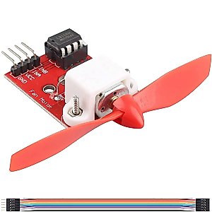 DKARDU L9110 Fan Drive Module Fan Module Robot Design and Development Control MCU Development Board with Male and Female Dupont Cables,for Arduino Smat Car