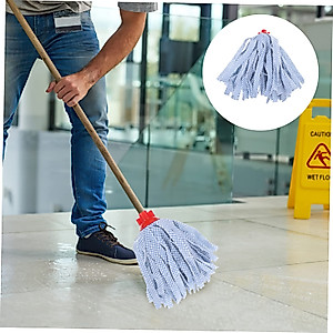CIYODO 2pcs Mop Replacement Head Cotton Floor Cleaning Easy Cleaning Mop Replace Microfiber Cloth Mop Refill Wet Mop Head Refill Floor Mop Heads Mop Refills Floor Mops Components Sponge