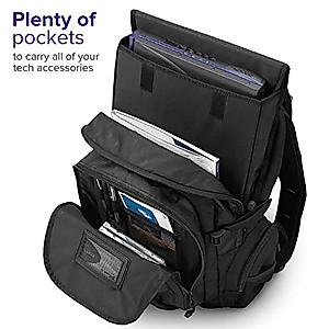 Targus Travel Laptop backpack, Lightweight 20L Work plus school Bag, Commuters rucksack, Anti Theft multi-pocket, Waterproof back packs for Men and Women, Fits 15.4-16 inch Laptop, Black (CN600)