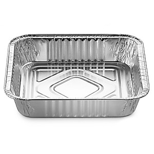 MontoPack 9” Disposable Aluminum Foil Square Baking Pans | 9 x 9 Cake Pan Tin for Broiling, Toaster Oven, Meal Prep, Roasting, Take Out | Perfect for Brownie & Lasagna Trays | 20 Pack