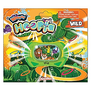 Water Hoopla Water Hoopla - Dinosaur from Deluxebase. Dinosaur Themed Handheld Ring Toss Games for Kids. Portable Retro Mini Arcade Games. Great for Travel Toys, Mini Games and Dino Party Favors.
