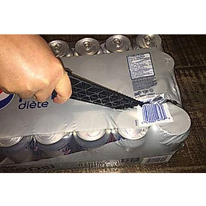 EZ Box Opener, 3 Pack, Opens Glued Taped Stapled Boxes and more, Bladeless, Eliminate ALL Lacerations and Product Damage, Safer than Sharp Bladed Utility Knife, Safety Cutter, NO BLADE, (3)