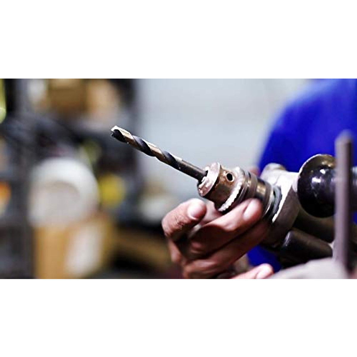 Drill America - KFDRSD11/16 11/16" Reduced Shank High Speed Steel Black & Gold KFD Drill Bit with 1/2" Shank, KFD Series