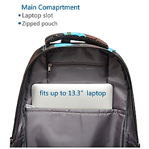 BLUEFAIRY Kids Backpack for Boys Elementary Primary Middle School Book Bags Bookbags Back to School Bags Large Compartment Mochila Escolar para Niños Camouflage Blue