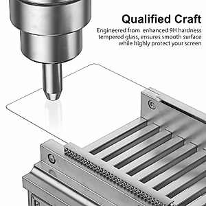 SPARIN 2 Pack Screen Protector for Samsung Galaxy Tab S9 FE 5G (10.9 inch) & Galaxy Tab S9/ S8/ S7 (11 inch), Tempered Glass Compatible with S Pen, Anti-Scratches