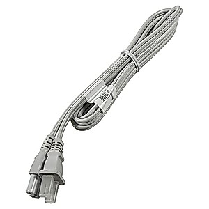 HQRP AC Power Cord Compatible with Bose Wave Radio III Mains Cable, White