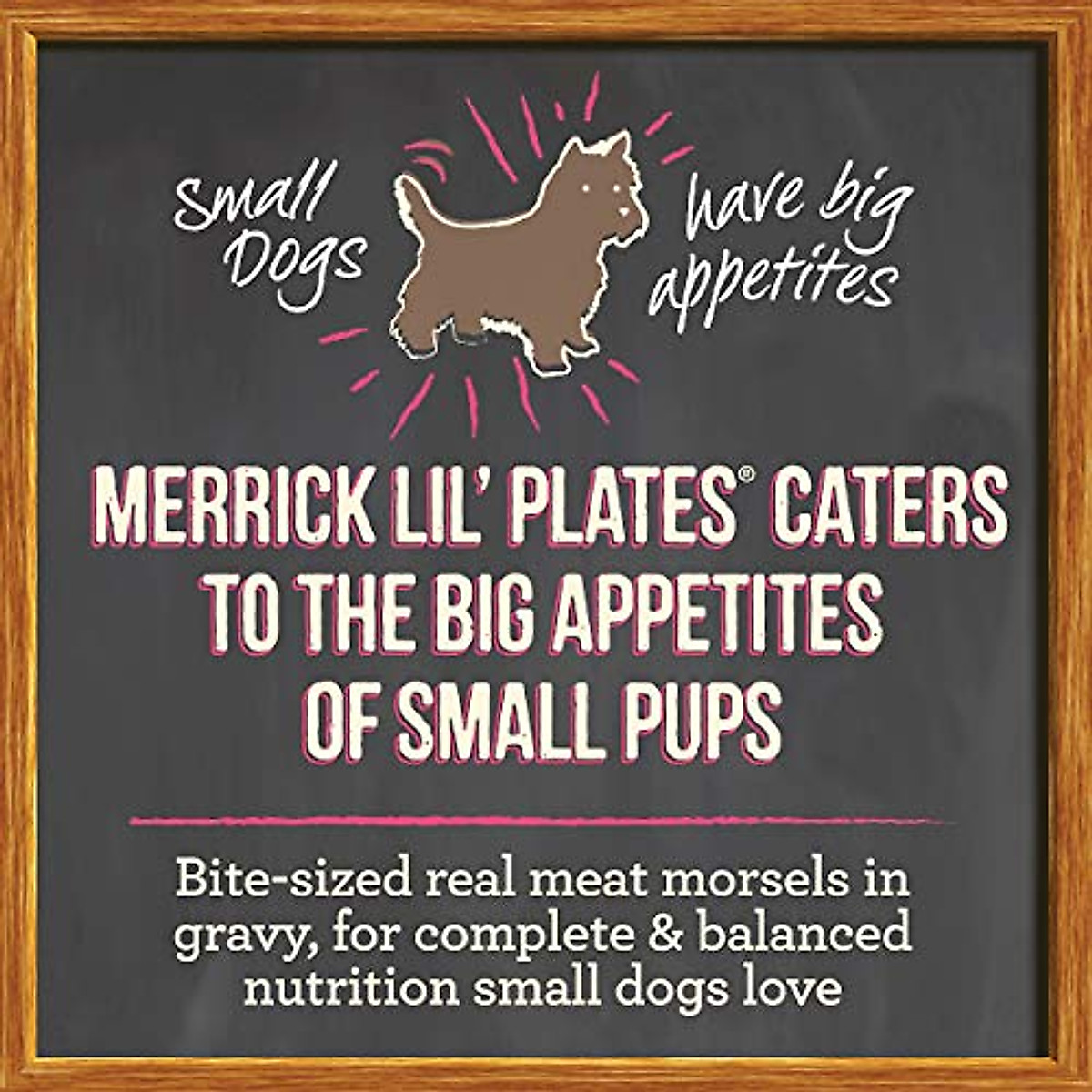 Merrick Lil' Plates Grain Free Small Dog Food, Itsy Bitsy Beef Stew Recipe, Wet Dog Food - (12) 3.5 oz. Tubs