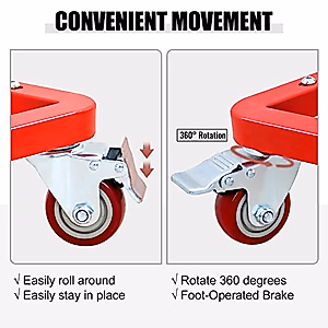 Migoda Z Rack Collapsible Rack,Height Adjustable Rolling Z Rack Clothes Rack, Heavy Duty Z Rack Garment Rack with Wheels - Ideal for Bedroom Storage and Organization