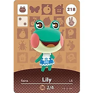 Lily - Nintendo Animal Crossing Happy Home Designer Amiibo Card - 218 by Nintendo