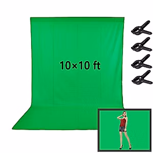 Green Screen Backdrop.Green Screen Background.Green Screen.Green Screen Cloth.Green Cloth.Green Backdrop Photography.10x10 ft