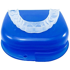 Thin Slim Soft Custom Teeth Night Guard - Teeth Grinding - Teeth Clenching Dental Guard - Slim Thin Fit for Small Mouth - Great for Day Or Night Use - for Upper Teeth - Bruxism Mouth Guard