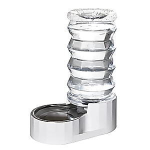 RIZZARI Automatic Pet Waterer,100% BPA-Free, Gravity Stainless Steel Water Dispenser,Large Capacity Water Feeder for Cats and Small and Medium-Sized Dogs (8L)
