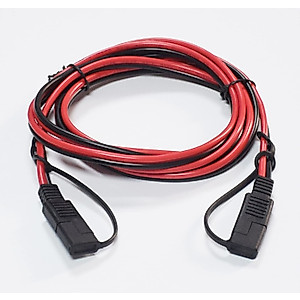 Meiyangjx SAE Extension Cable with Dust Cap - 14 AWG SAE to SAE Power Automotive Extension Cable Quick Disconnect Wire Harness SAE Connector (6.5ft/2m)