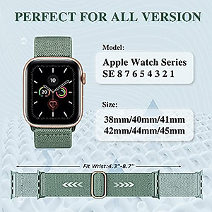 Enjoyselfhub Stretchy Solo Loop Compatible with Apple Watch Band 38mm 40mm 42mm 41mm 44mm 45mm, 6 Pack Nylon Sport iWatch Wristband for Apple Watch Series 8 7 6 5 4 3 2 1 SE Women Men, 38mm Brown