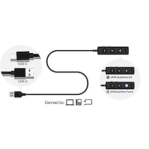 Yealink UH36 Series Headset, Wired Single-Ear | Teams Certified (UH36 Mono)