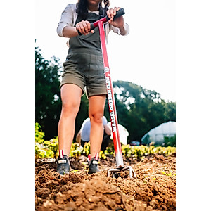 Garden Weasel Garden Claw - Long Handle | Cultivate, Loosen, Aerate, Weed | Gardening Hand Tiller, Twist Weeding Tool, Digging Fork, Cultivator, Soil Loosener | 91316