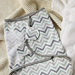 GLLQUEN BABY Organic Swaddle Sleep Sacks for Newborn - Baby Swaddles 0-3 Months, 3-Pack Newborn Swaddle Sack, Gray Stripe & Animal World, Baby Swaddle Blanket Wrap (Small/Medium)