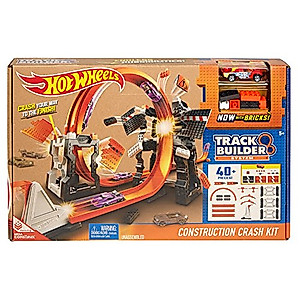 Hot Wheels Track Builder Construction Crash Kit