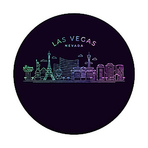 Las Vegas Skyline Cityscape City Metropole PopSockets Swappable PopGrip