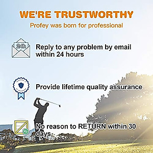 Golf Head Covers, Profey Golden Retriever Golf Covers for Golf Clubs, Novelty Realistic Animal Headcover Plush Utility Golf Club Protector Gifts for Men Kid