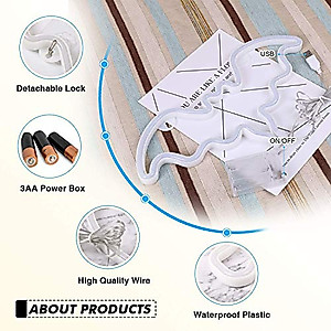 QiaoFei LED Neon Bat Sign Shaped Decor Light,Bat Night Light Wall Decor for Christmas,Birthday Party,Kids Room, Living Room, Wedding Party Decor(Pink)