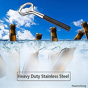 Bartender Bottle Openers - Huameilong Heavy Duty Stainless Steel Beer Bottle Cap Openers