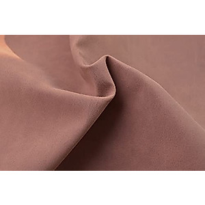 0.9mm Soft 1 Yard Brown Fabric PU Leather Fabric Faux Leather Fabric Faux Vegan Leather Upholstery Fabric