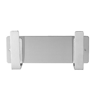 Jerliflyer Stainless Steel Pot Lid Holder, Wall Mounted Pot Cover Rack Storage Rack Chopping Board Punch Free Multi Functional Kitchen Rack