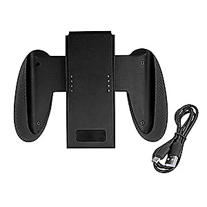 Charging Grip with 1000mAh Battery, 2-in-1Comfort Grip for Joycon Controller,Portable Charger Dock Game Console Charging Station,High Speed Charge