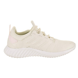 adidas Girls Alphabounce Lace-Up Sneaker Running Shoes Ivory 6 Medium (B,M)