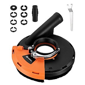 HARDELL 7 Inch Dust Shroud, Expert Surface Grinding Dust Shroud for Angle Grinder, Surface Grinding Shroud (180MM)