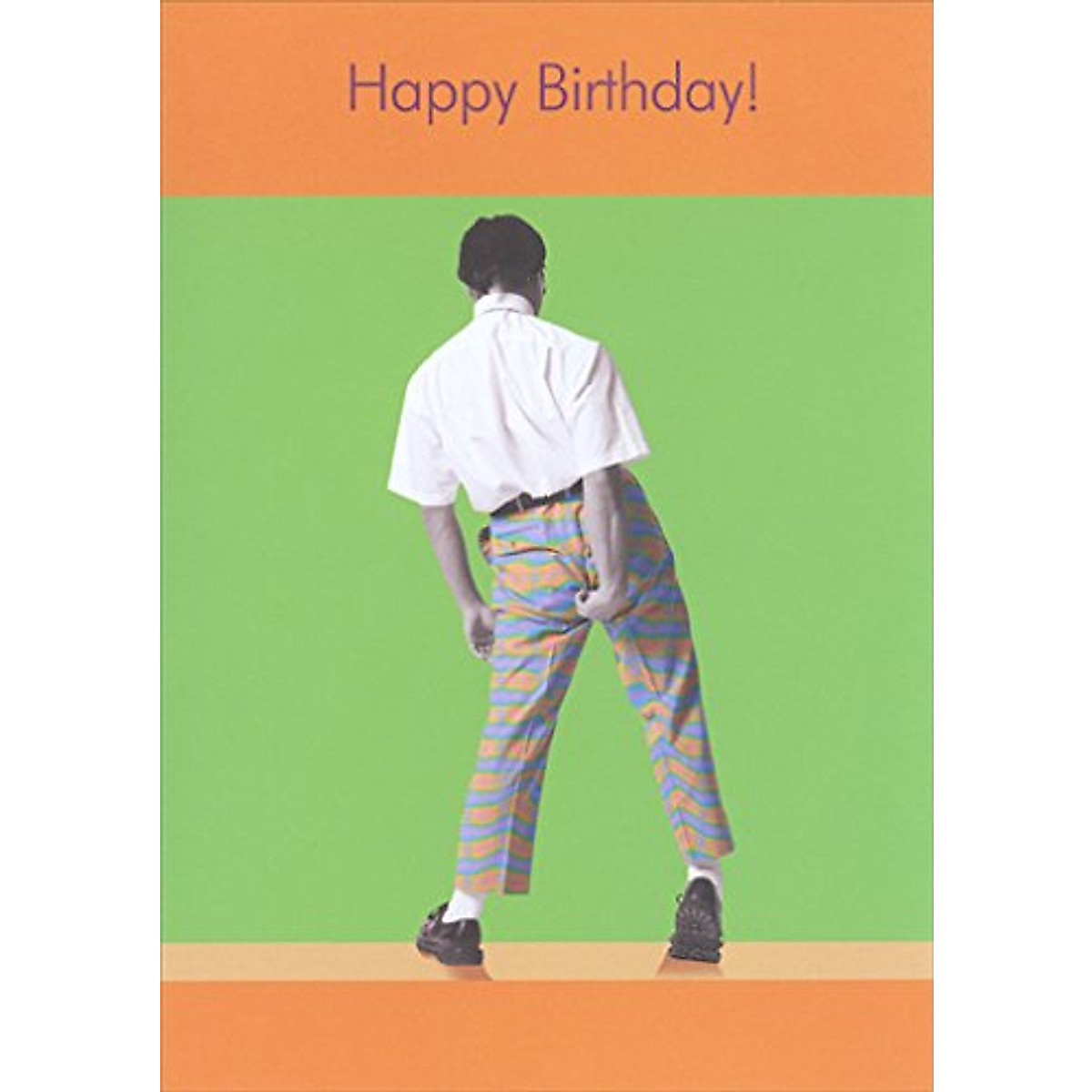 Man with Wedgy Funny Birthday Card