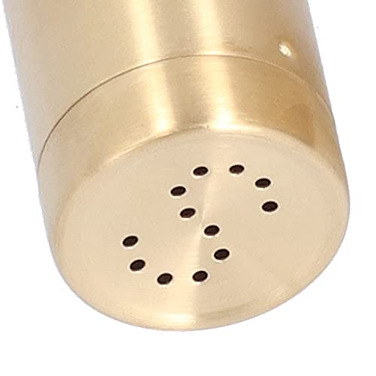 Spice Stainless Steel Pepper Shaker Kitchen Tool Salt Sugar Spice Pepper Shaker Dredge Salt/Sugar/Pepper Shaker Seasoning Bottle Salt and Pepper Shaker Kitchen Tool (golden, L)