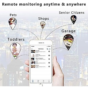 Hidden Spy WiFi Security Camera Wireless Indoor Outdoor Camera Nanny Cam Smart Home Baby Cams Pet Dog Cat Camera Indoor Outdoor Baby Camera 1080P Remote Portable Camera Phone APP Room 1080P Camera