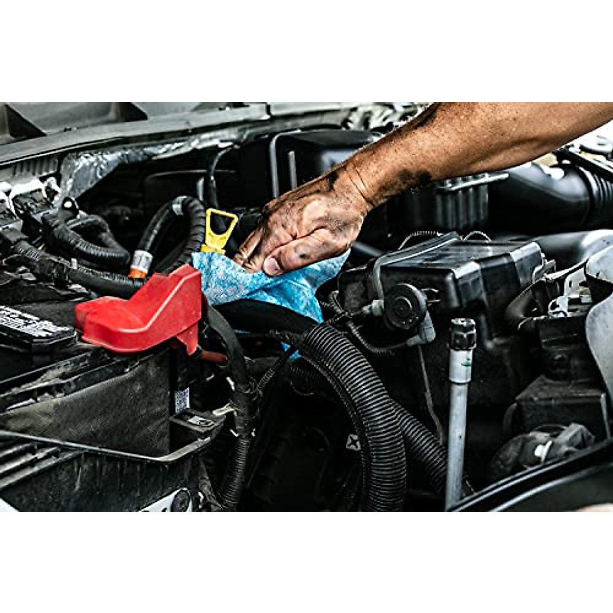 GUNK MPDW30 Multi-Purpose Degreasing Wipes 30-Count 8 x 12 inch 2-Sided Smooth or Scrubby Texture