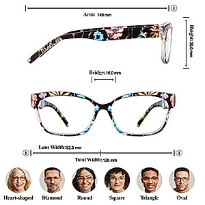 ZENNI Stylish Photochromic Glasses for Women TR90 Cat-Eye Frame Light Eyewear UV Protection