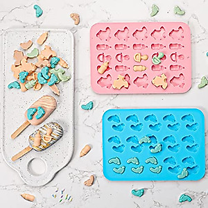 Webake Baby Feet Mold Baby Onesie Baby Bottle Pacifier Molds, Bite Size Silicone Chocolate Candy Molds Gummy Mould for Baby Shower Party Cake Decoration Cupcake Topper