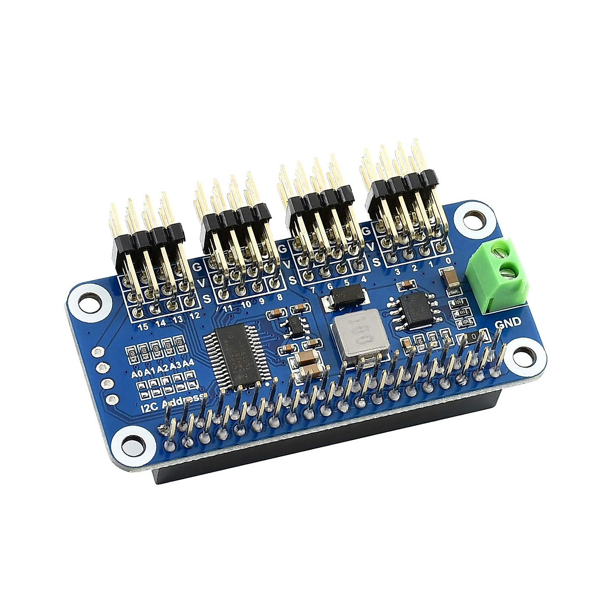 Waveshare Servo Driver HAT Type B Compatible with Raspberry Pi