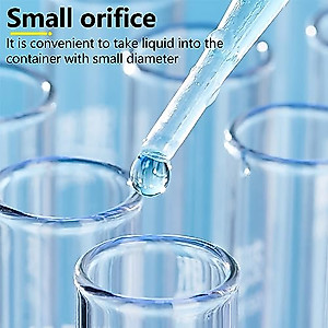 BOROLA 100Pcs 0.5ml Plastic Transfer Pipettes, Graduated pipet, for cupcake