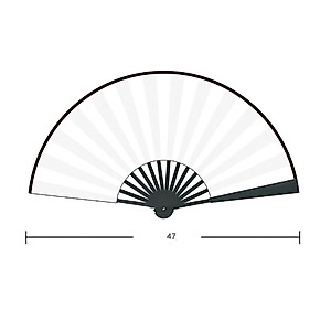 Folding Hand Fan Folding Fan Handheld Folded Fan Chinese Style Bamboo Folding Fan, Portable, Calligraphy, Paint, Summer Fan Foldable Fan Hand Held Fans (Color : A5, Size : 26.5 * 47cm)