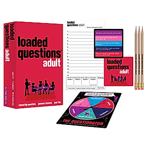 All Things Equal, Inc. ADULT LOADED QUESTIONS, a Rousing Adult Party Game, Over 300 Suggestive, Silly, Stimulating Questions, 4 to 6 Players, for Ages 17 and up
