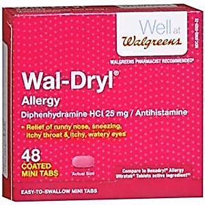 Walgreens Wal-dryl Allergy Relief, Mini-Tabs - 48 count box