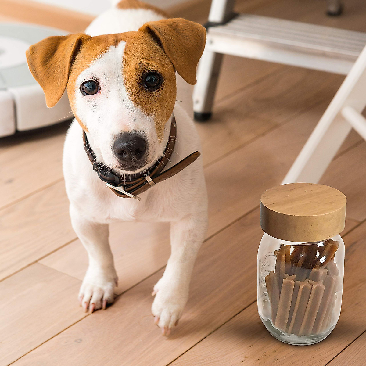 Wooden Mason Jar Lids - 4 Mason Jar Lids Regular Mouth (Rubberwood) - Custom Molded Screw Top Mason Jar Lid Set Compatible Storage Lids for Kerr and Ball Jar Lids by Kitchen Charisma