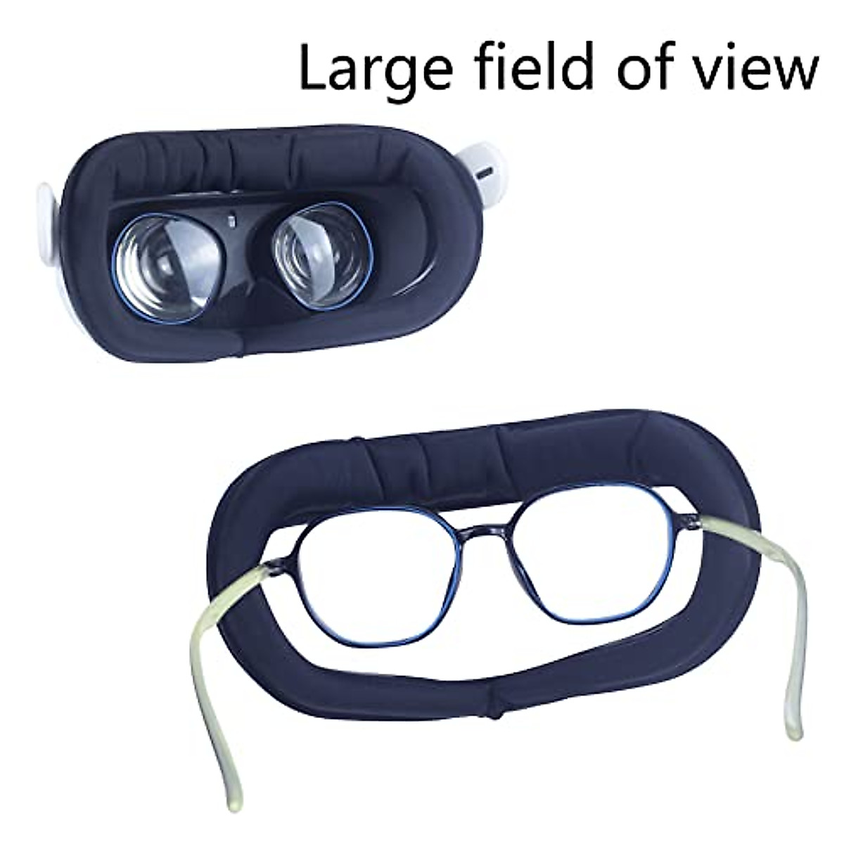 MODJUEGO VR Facial Interface Bracket Cover for Oculus Quest 2 Anti-Sweat Anti-Leakage VR Facial Interface Bracket Eye Mask Cover Replacement Accessories